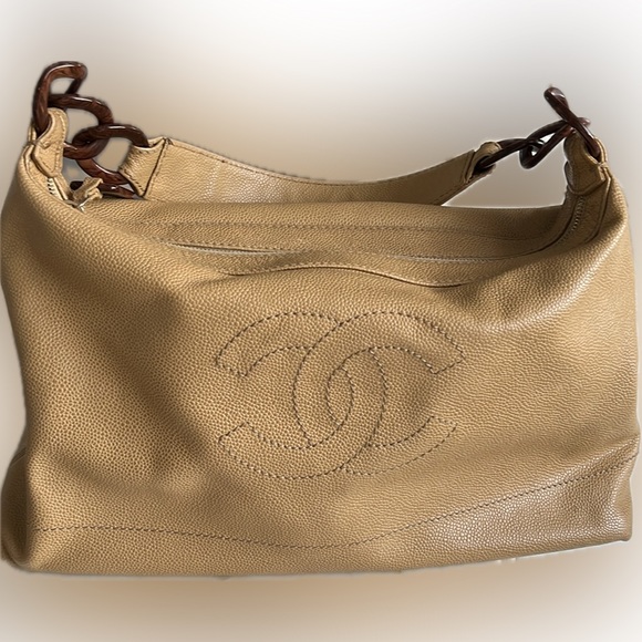 CHANEL | Bags | Chanel Wood Chain Shoulder Bag | Poshmark